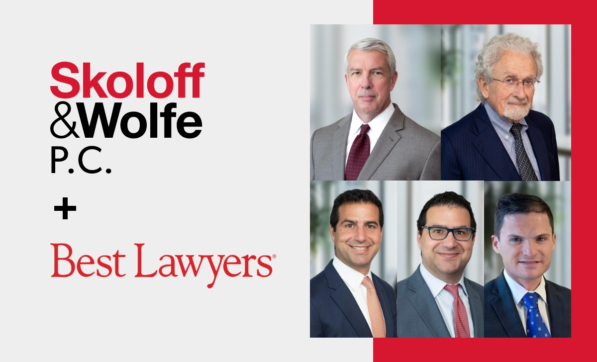 Skoloff & Wolfe, P.C. Lawyers Recognized as Best Lawyers® Award ...