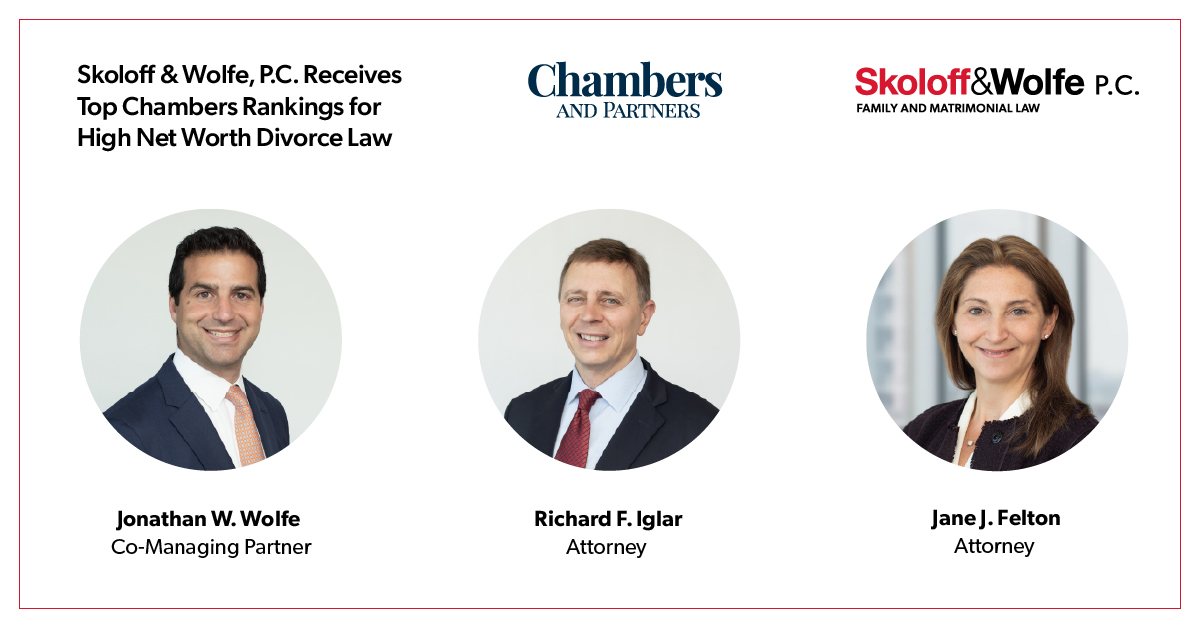 Skoloff & Wolfe, P.C. Top Chambers Rankings Divorce Law